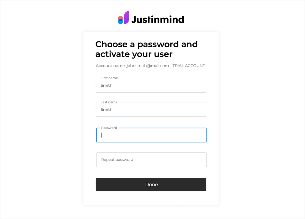 Share Justinmind prototypes & wireframes in one click