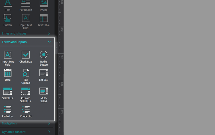 Justinmind's User Interface module explained