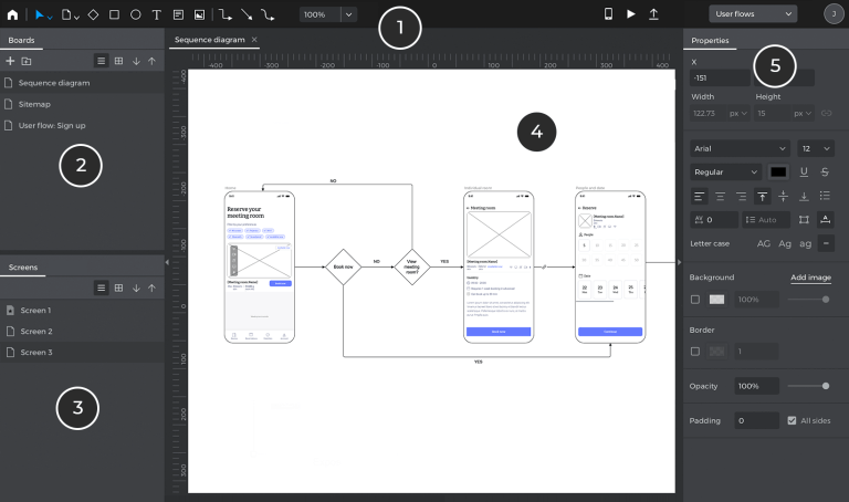 Create and simulate user flows with Justinmind Create and simulate user flows with Justinmind