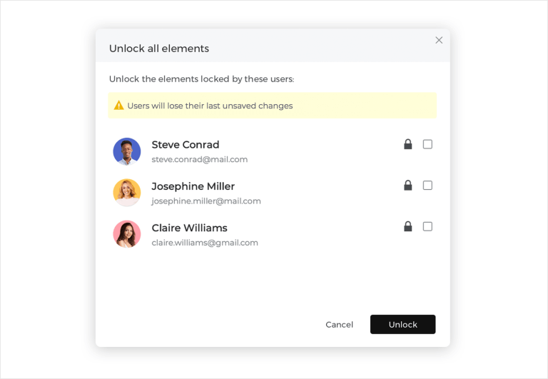 How multiple users work on the same prototype or wireframe