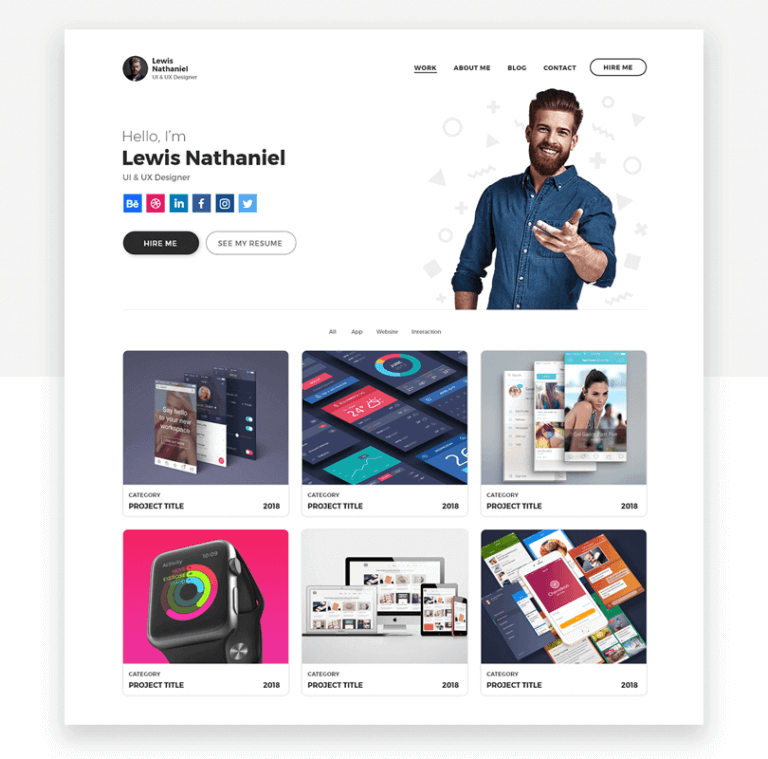 30 top responsive website mockup templates - Justinmind