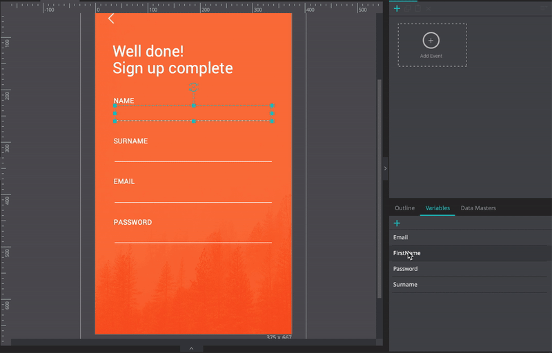 Prototyping forms and inputs