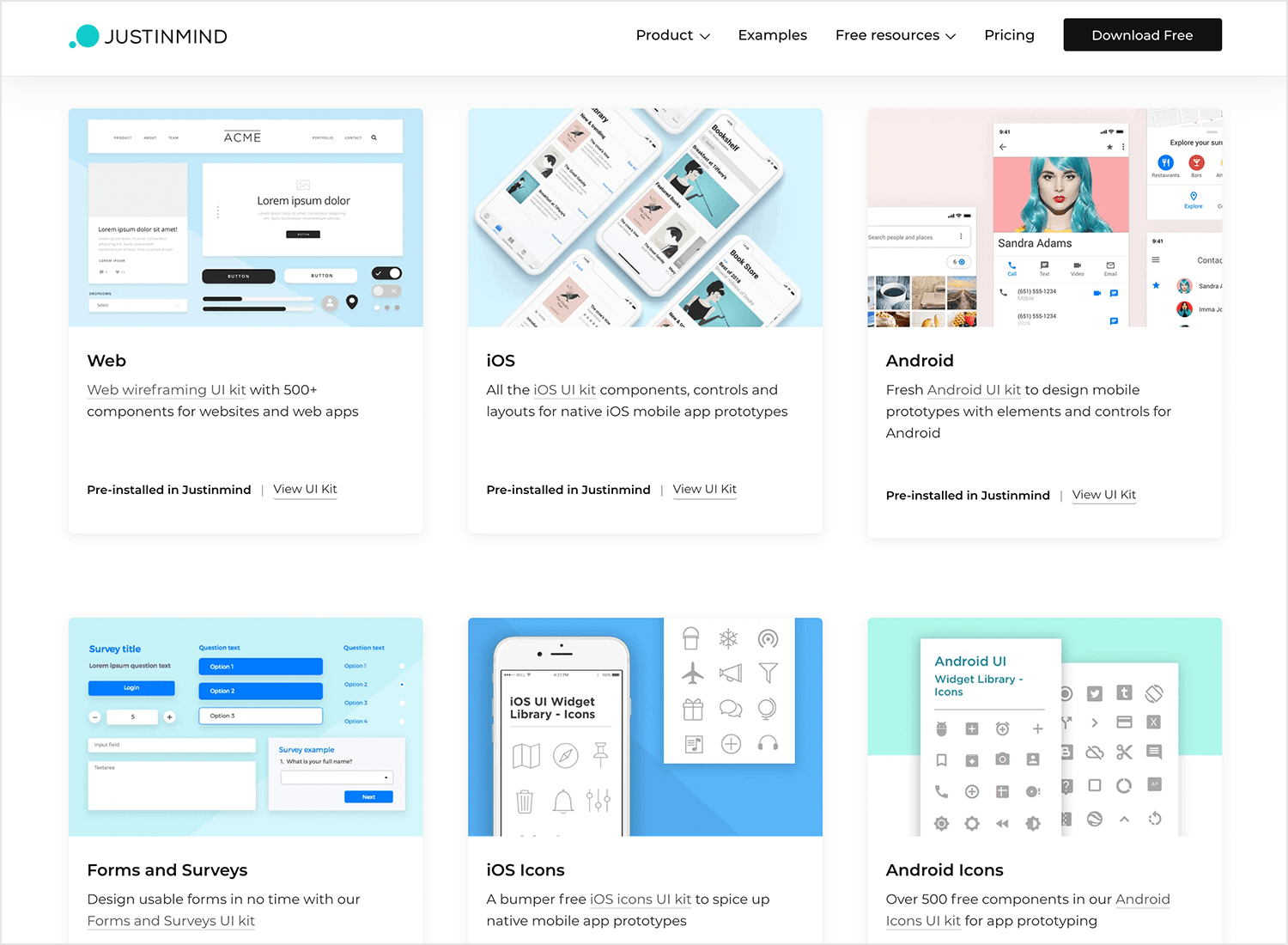 Card UI Design Fundamentals And Examples Justinmind