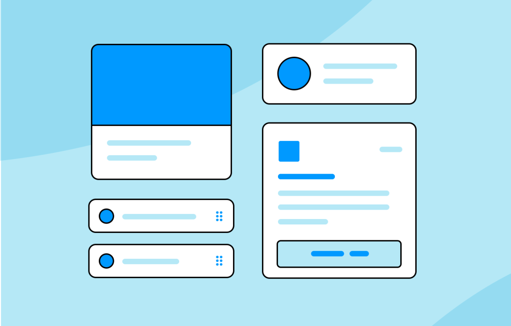 Card UI design: fundamentals and examples - Justinmind