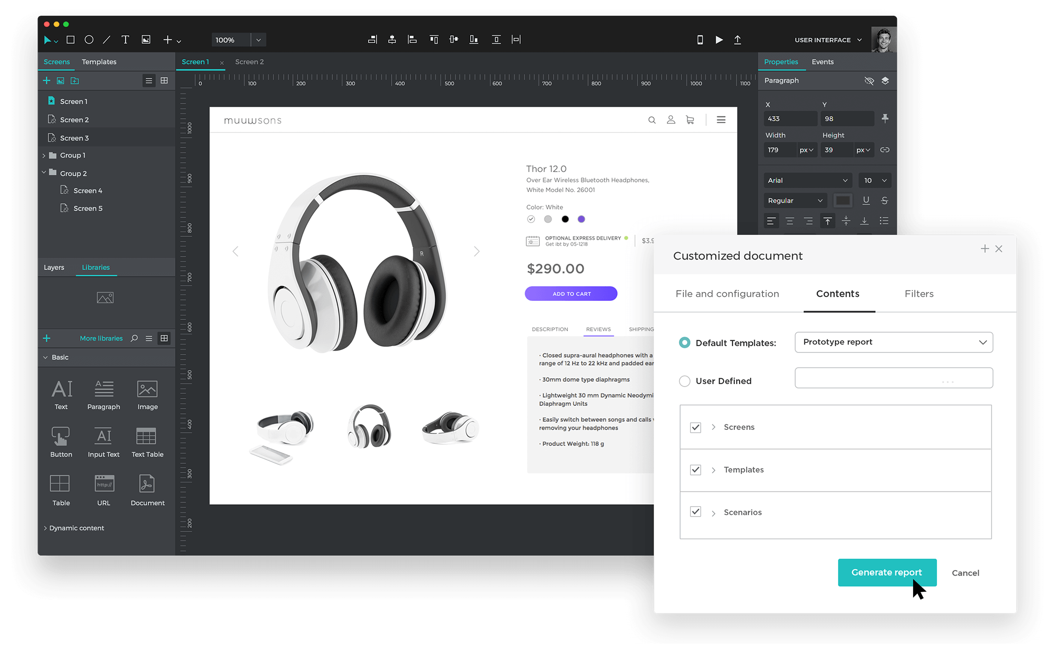 Share prototypes and get feedback from reviewers - Justinmind