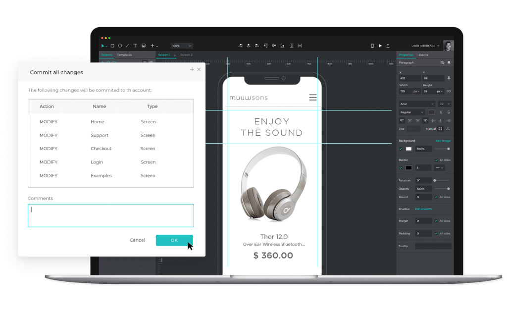 Share prototypes and get feedback from reviewers - Justinmind