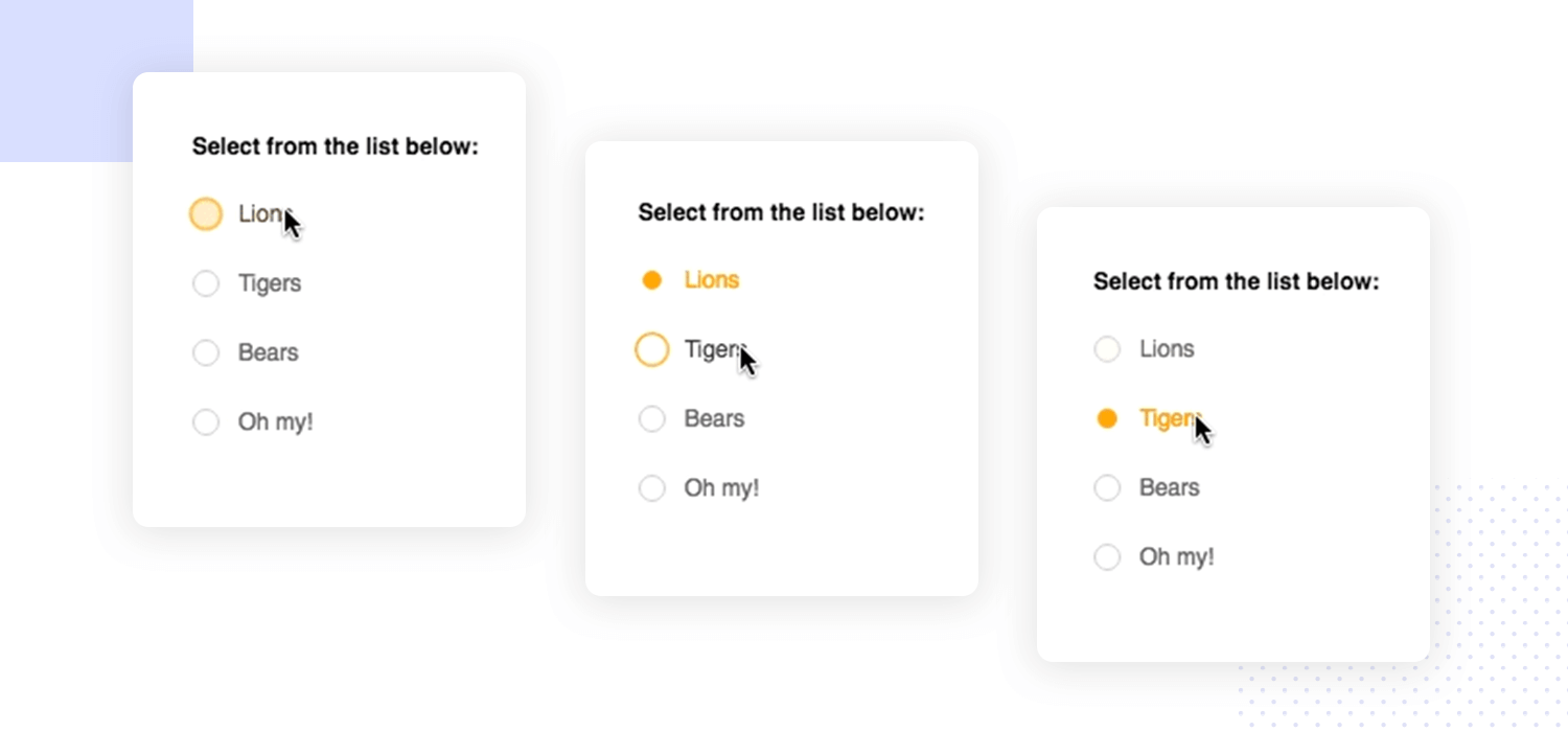 Undurchsichtig Mikrofon Palme Use Of Radio Button Abbrechen Erwachsen LKW