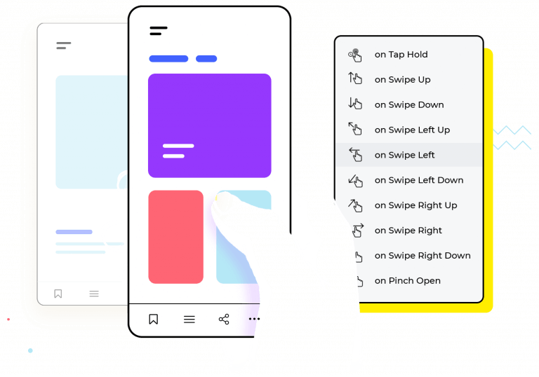 Use gestures and transitions in your app interaction design