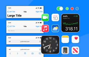 iOS UI kit: design sleek prototypes for the iPhone and iPad - Justinmind