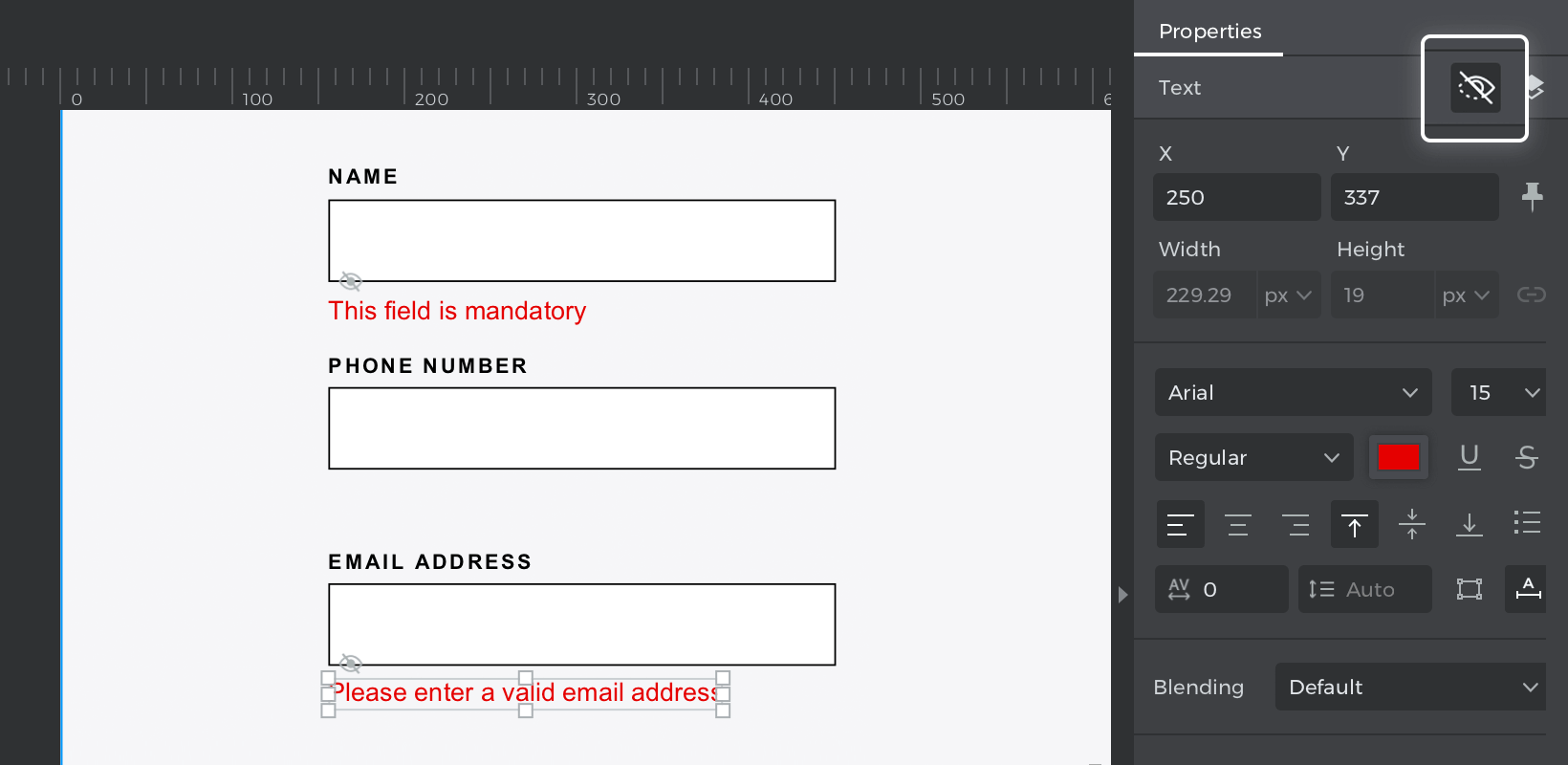 How To Prototype Forms With Mandatory Fields
